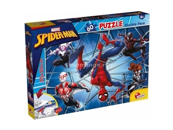 SLAGALICA LISCIANI 60PCS MARVEL SPIDERMAN 2U1 SLOZI I OBOJI 99634 52231