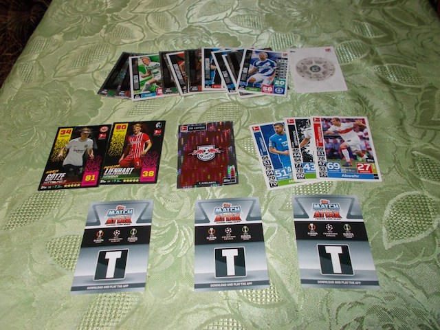 Topps Match Attax Bundesliga - 28 kartica + poklon