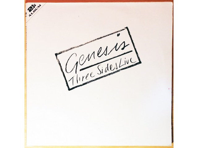 2LP GENESIS - Three Sides Live (1982) Germany PERFEKTNA