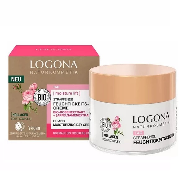 LOGONA Moisture Lift dnevna krema za suvu i normalnu kožu 50ml