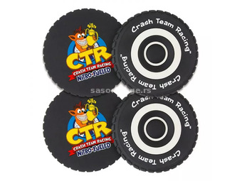 Crash Team Racing Tyre Coasters