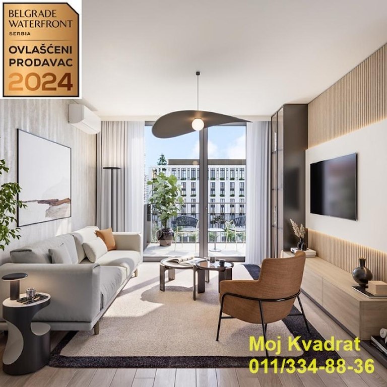 Savski venac, Belgrade Waterfront - BW Vizia, 69m2 - NO COMMISSION FOR TE BUYER!