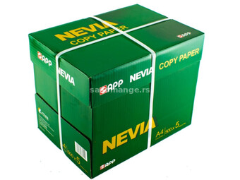 Papir Fotokopir A4/70g m2/500 Lista za laser, inkjet i fotokopir masine Ris papira NEVIA