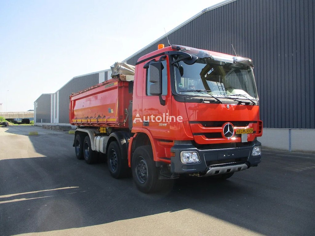 Mercedes-Benz Actros 3248 ACTROS 3248 MP-3 EURO 5 BLUETEC 12 TYRES FULLSTEELSU kiper