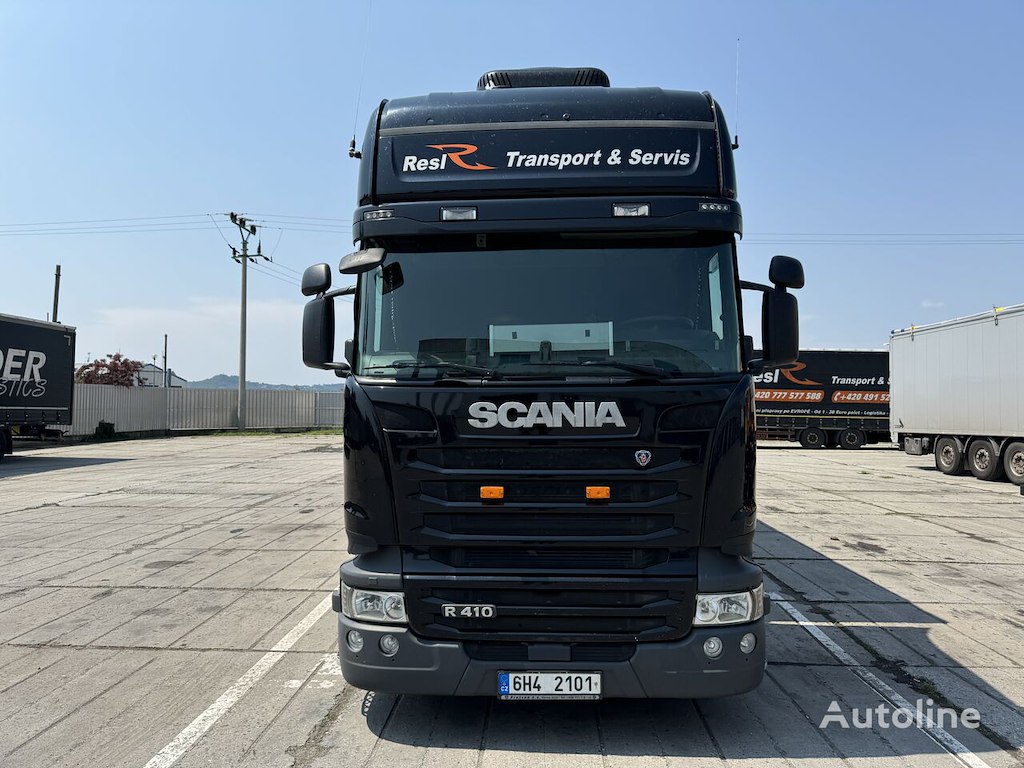Scania R410 LB6X2*4MLB velkoobjem kamion s ravnom platformom