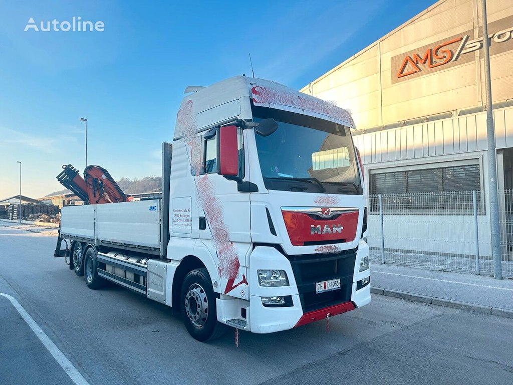 MAN TGX 26.440 kamion s ravnom platformom