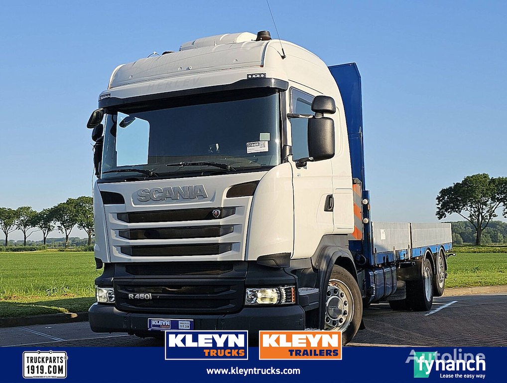 Scania R450 hl 6x2 mnb retarder kamion s ravnom platformom