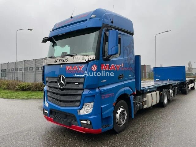 Mercedes-Benz Actros 2551 / 2651 / 6x2 Retarder Low Km !! / E6 kamion s ravnom platformom