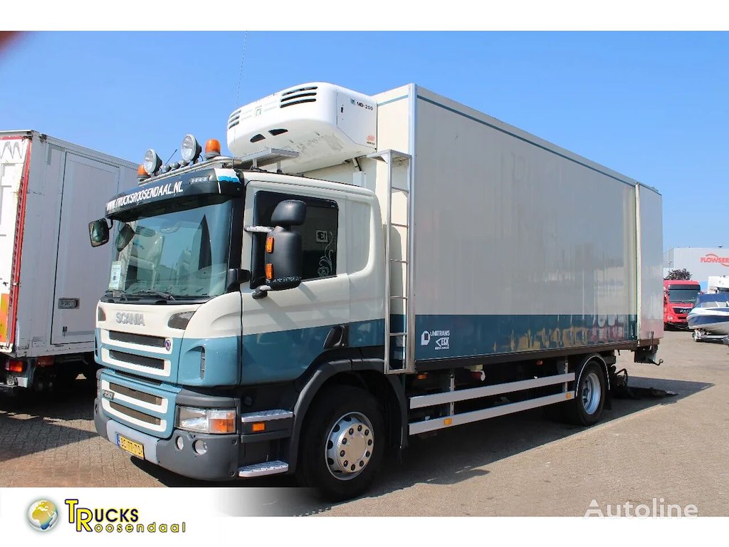 Scania P230 + thermo king + lift kamion hladnjača