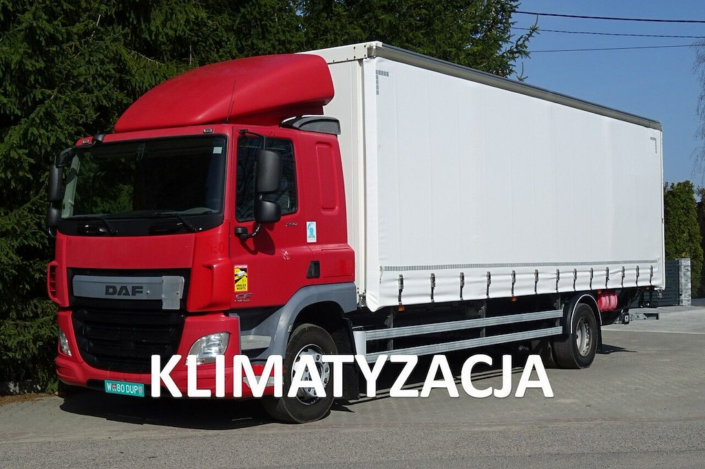 DAF CF 290 kamion sa klizna zavesa cerada