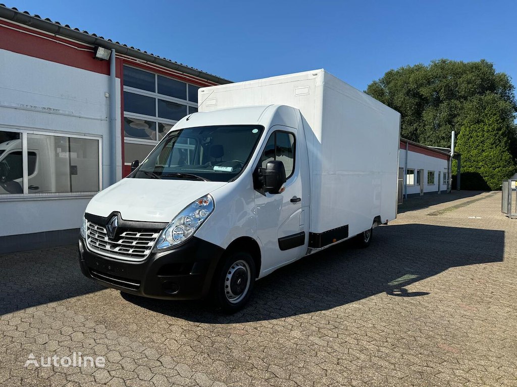 Renault Master Koffer mit Auffahrrampe Klima 1200kg Nutzlast EURO 6 kamion furgon < 3.5t