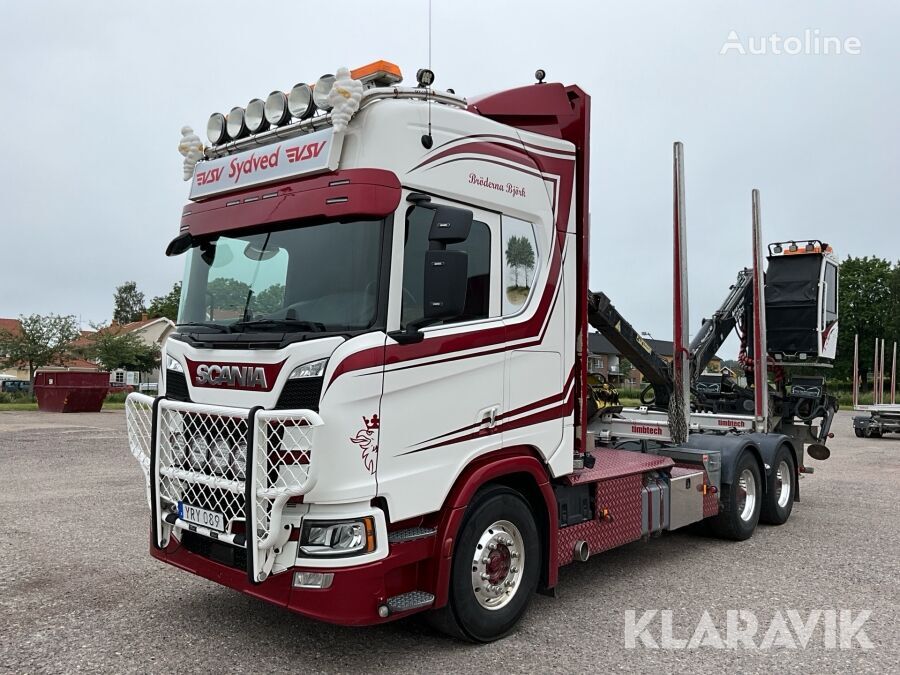 Prodaje se Scania R730 6x4 kamion za prevoz drva na aukciji