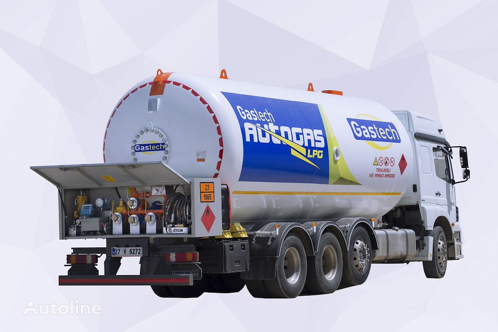 Novi LPG BOBTAIL TANK TRUCK kamion za transport gasa