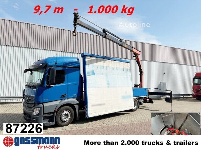 Mercedes-Benz Actros 1836 L 4x2, Glastransporter, Heckkran vozilo za prevoz stakla