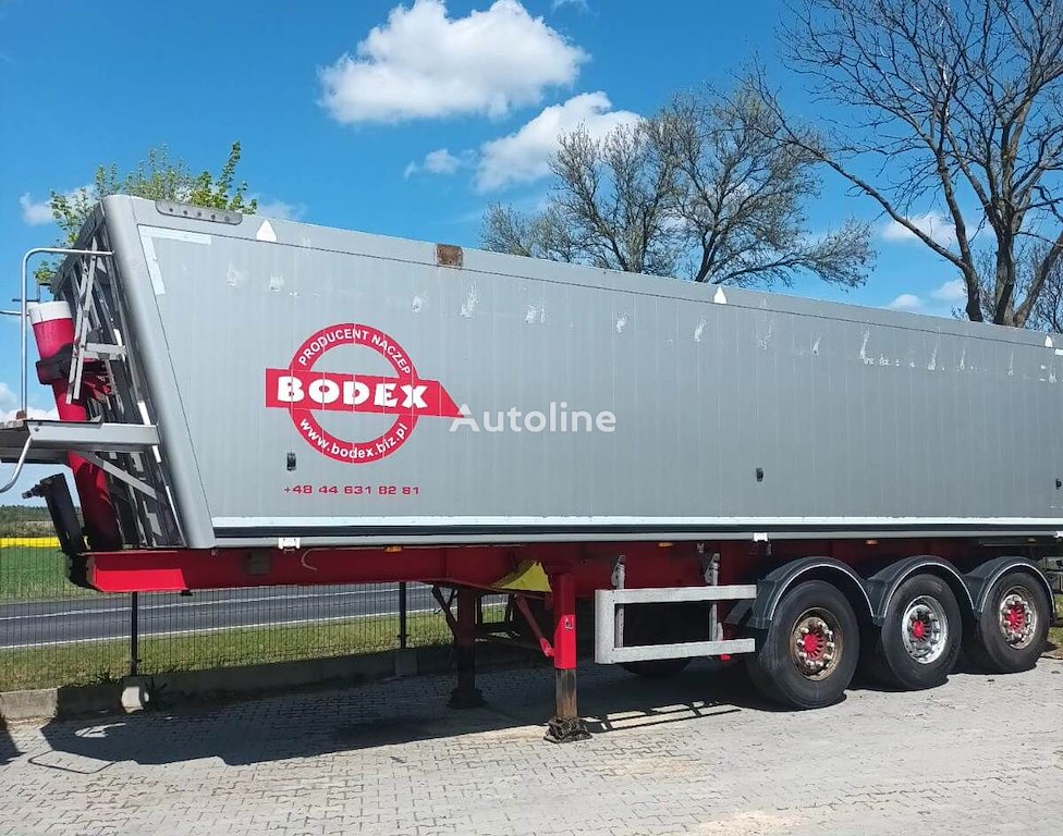 Bodex 43m³ aluminiowa klapo-drzwi SAF poluprikolica kipera