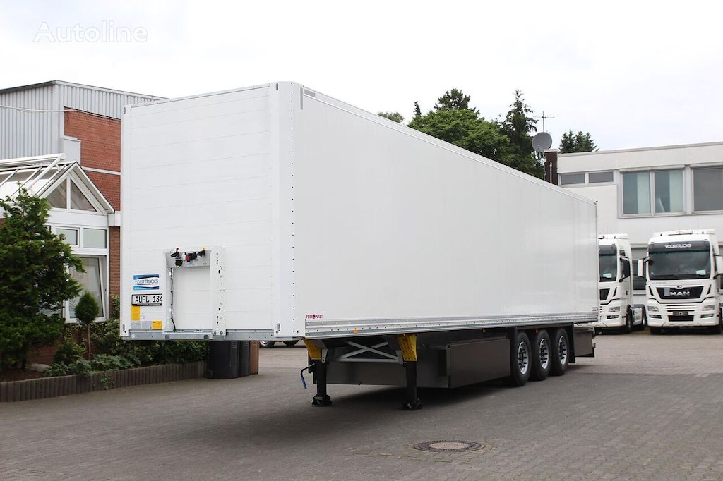 Schmitz Cargobull Koffer /DS/Liftachse/4x Pal.-Kasten/NEU ! furgon poluprikolica