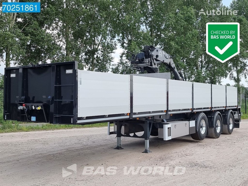 KWB P-348-STI-H 3 axles NL-Trailer Kennis K16 Lift+Lenkachse TÜV 11/ poluprikolica sa ravnom platformom