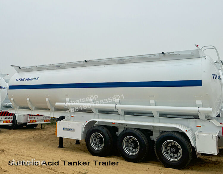 Nova Sulfuric Acid Chemical Asphalt Tanker Trailer for Sale in Senega cisterna za prevoz hemikalija