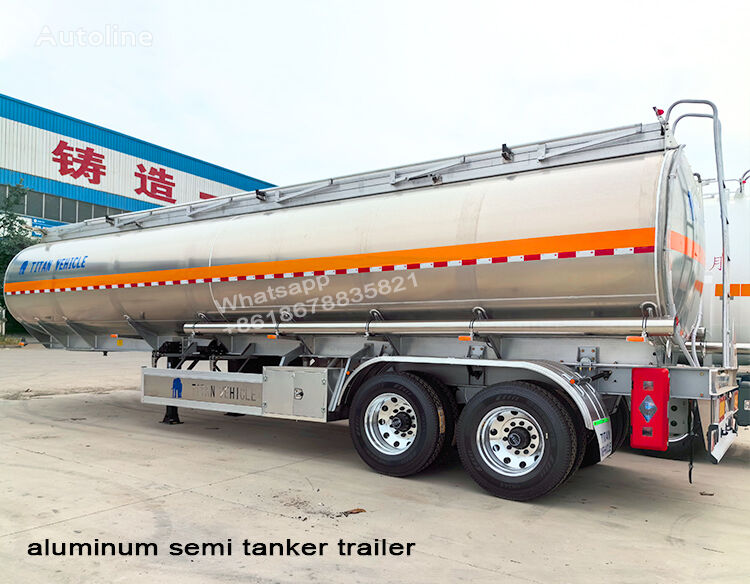 Nova 3 Axle Aluminum Alloy Tank Tanker Trailer for Sale in Costa Rica poluprikolica autocisterna