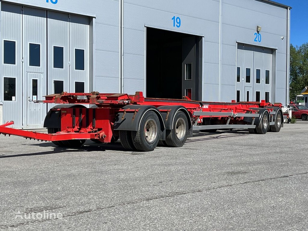 Prodaje se Kel-Berg Lastväxlarsläp KEL-BERG, T650K -2018 säljes via auktion prikolicu za kontejnere na aukciji