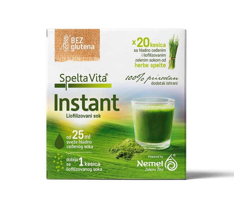 SPELTA VITA INSTANT LIOFILIZOVANI SOK OD SPELTE 20 KESICA X 0,8gr