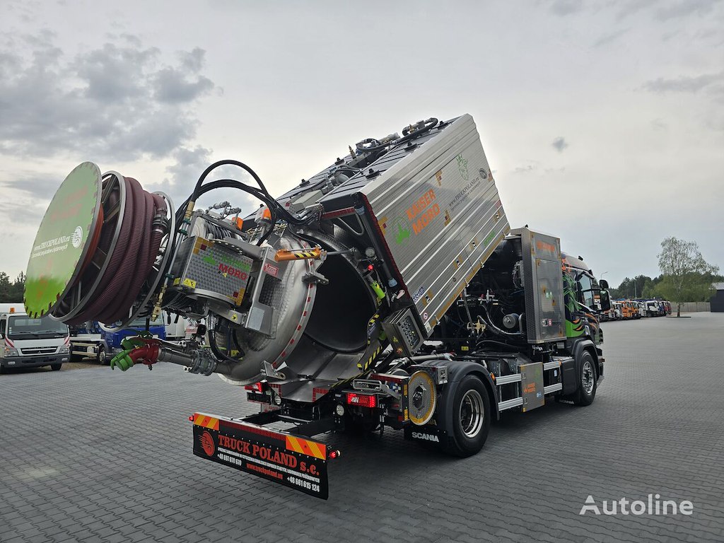 Scania MORO KAISER WUKO COMBI HOT WATER FOR CLEANING SEWERS vozilo za čišćenje kanalizacije