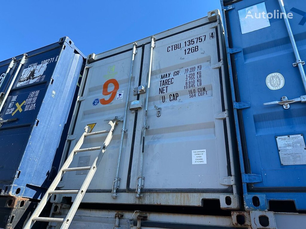 Prodaje se Container 10 fot, låst ingen info om utförande säljes via aukti kontejner 10 stopa na aukciji