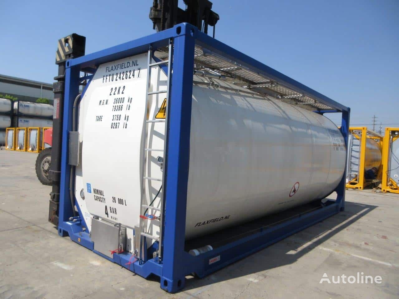 Novi FFT 24-029 - 26000L - 20FT ISO TANK - T11-L4BN WP 4 bar TP 6 bar rezervoar-kontejner 20 stopa