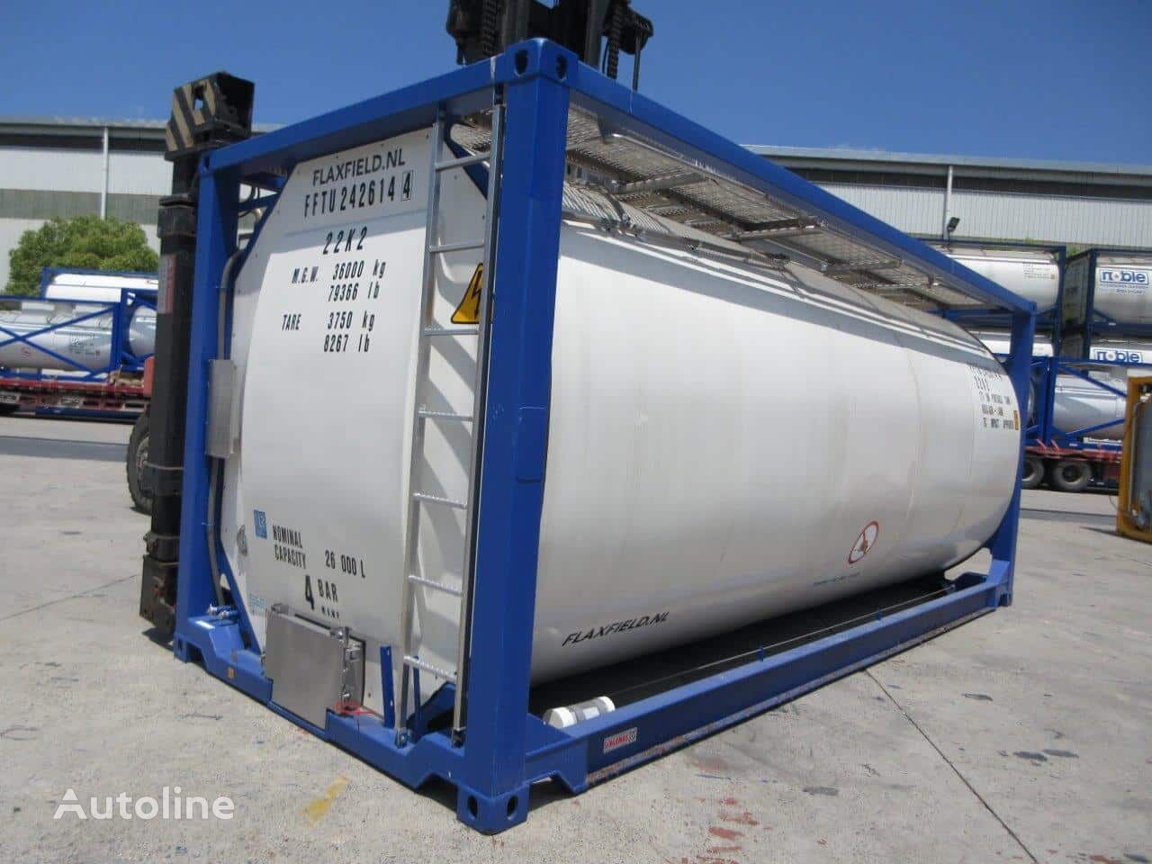 Novi FFT 24-028 - 26000L - 20FT ISO TANK - T11-L4BN WP 4 bar TP 6 bar rezervoar-kontejner 20 stopa