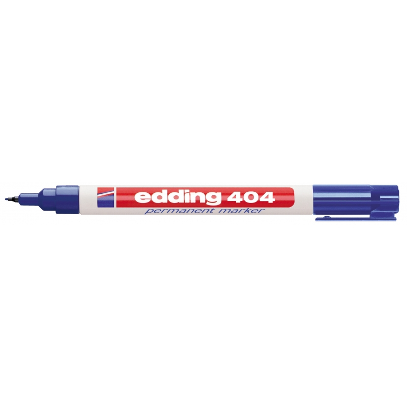 Marker permanent E-404 0,75mm Edding plava