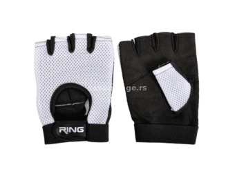 RING Fitnes rukavice za teretanu RX FG310-XL (Crna/Bela)