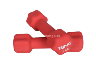 RING Set bućica za aerobik 2x1kg RX DB 2133-1 (Crvena)