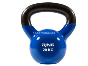 RING RX DB2174-20 - kettlebell metal+vinil 20kg