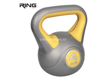 RING RX DB2819-4 - kettlebell plastični 4kg