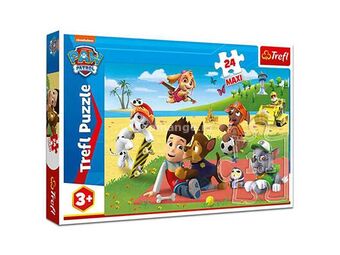 TREFL Puzzle Fun on the blanket / Viacom Paw Patrol - 24 maxi veličina puzzli