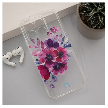 MASKA NANOBIT PRINT ZA HONOR X8B FLOWERS