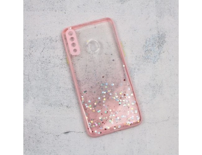 3G Frame Glitter zaštitna maska za telefon Samsung A207F Galaxy A20s roze