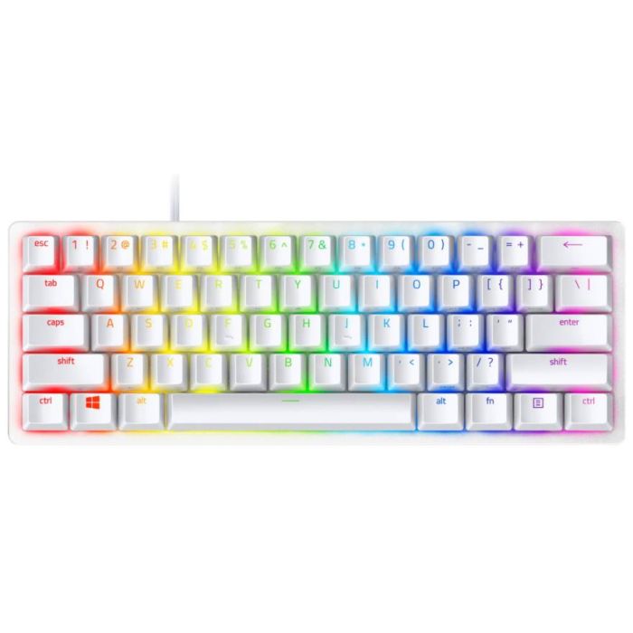 Mehanička tastatura Razer Huntsman Mini 60% Opto-mehanička Clicky Purple Switch Mercury Edition