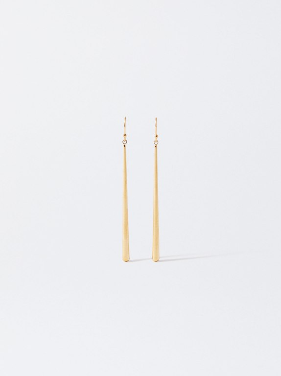 GOLDEN STAINLESS STEEL EARRINGS