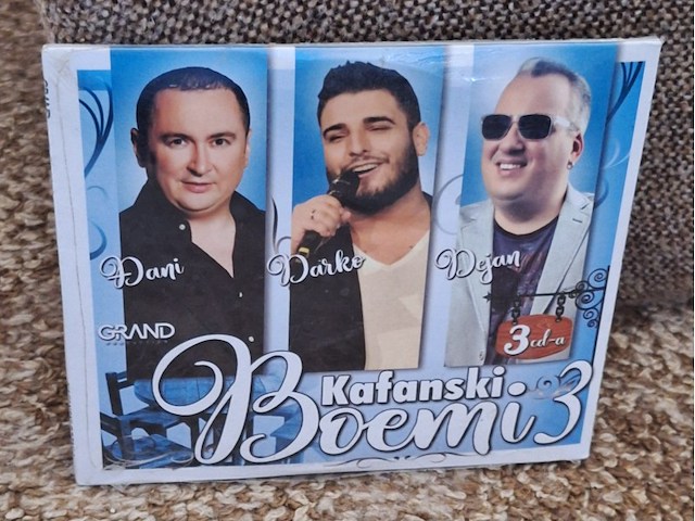 3CD-KAFANSKI BOEMI-DJANI-DARKO LAZIĆ-DEJAN MATIĆ-NOVO-