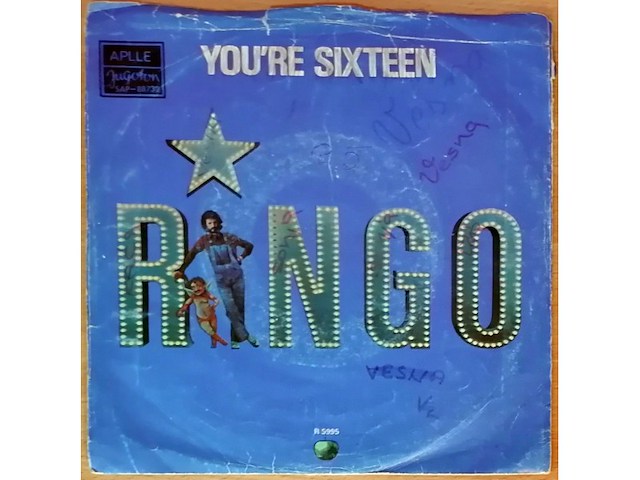 SP RINGO STARR - You`re Sixteen / Devil Woman (1974) VG