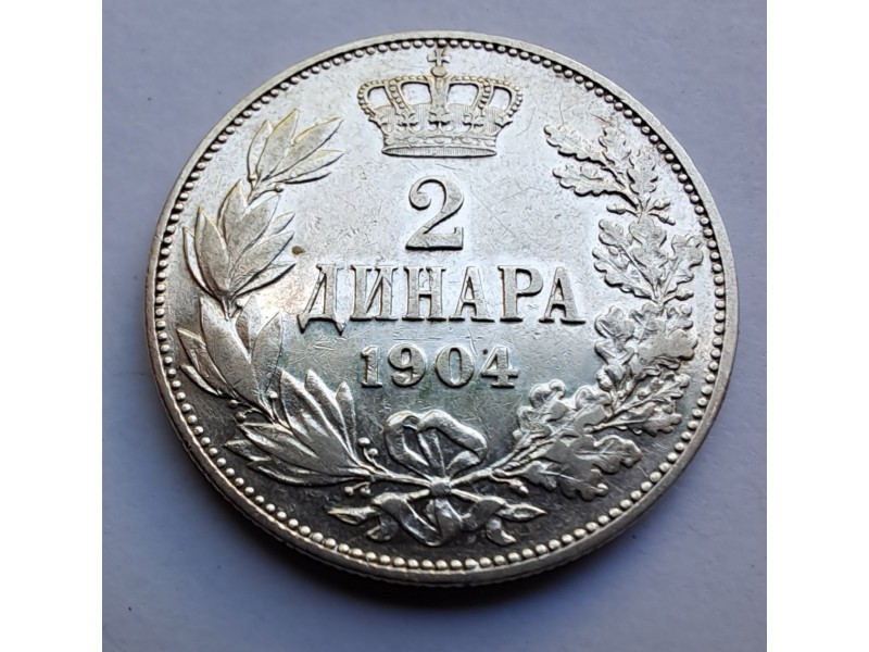 2 dinara 1904