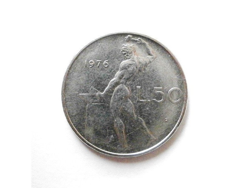 Italija 50 lira 1976