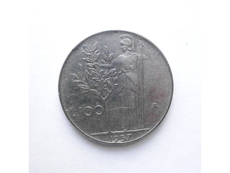 Italija 100 lira 1957