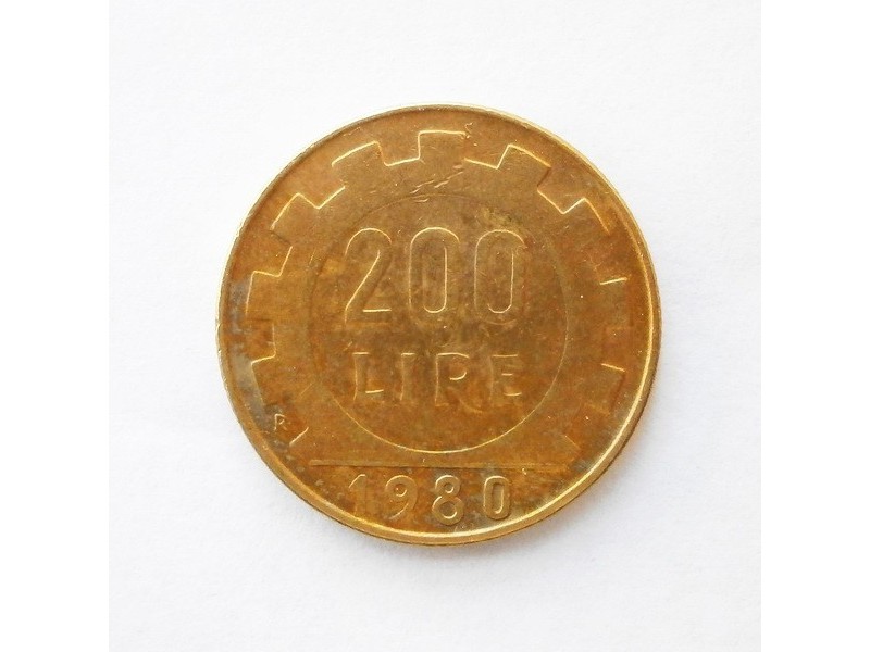 Italija 200 lira 1980