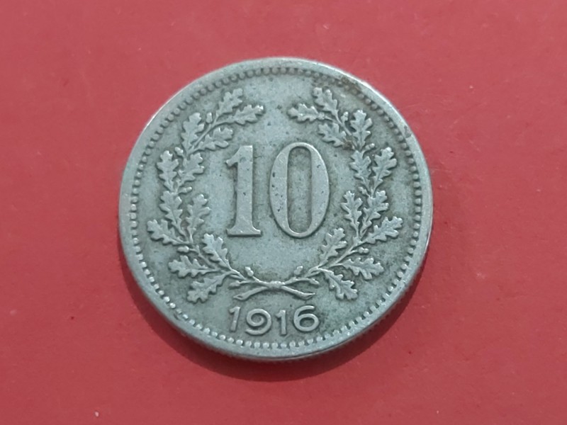 Austrija - 10 heller 1916 god