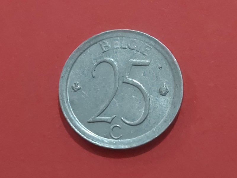 Belgija - 25 centimes 1972 god