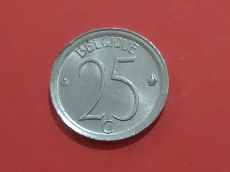 Belgija - 25 centimes 1974 god