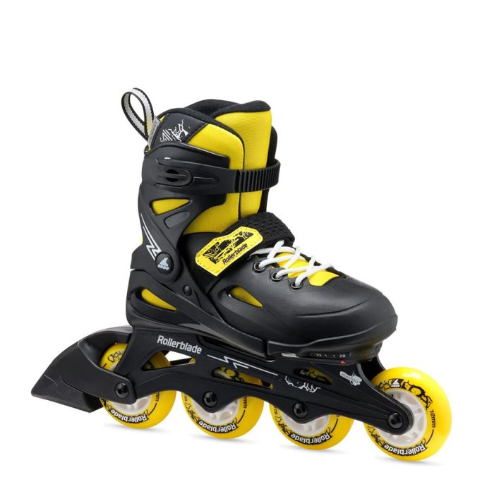 ROLERI ROLLERBLADE DEČIJI FURY black-yellow