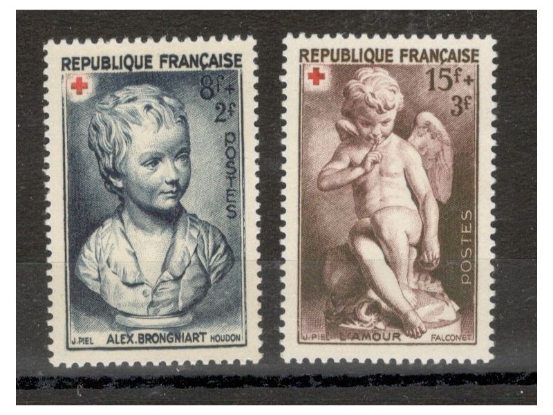 FRANCUSKA- MNH SERIJA MARKA -Mi.No. 894/95-CRVEN -1950.